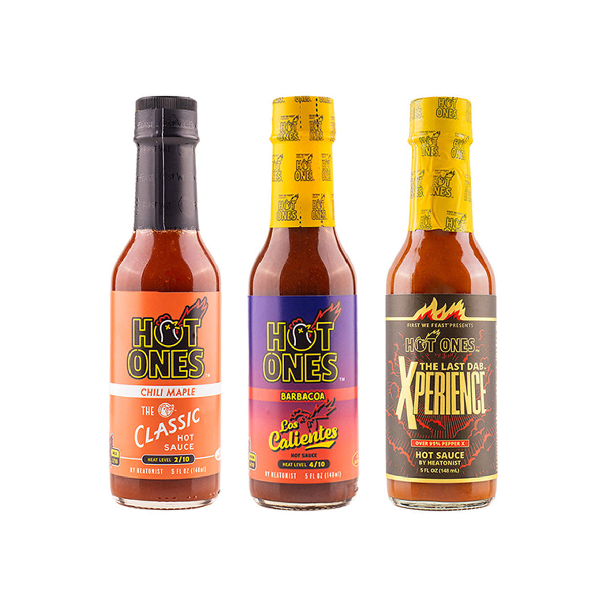 Hot Ones Hot Sauce Lineup Trio Pack (3.0) – Lucifer's House of Heat