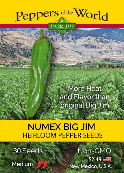 NuMex Big Jim Green Chile Seeds – Lucifer's House of Heat
